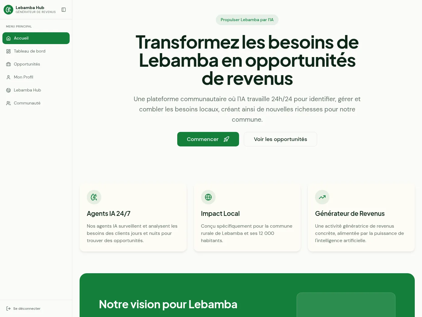Lebamba AI Revenue Hub