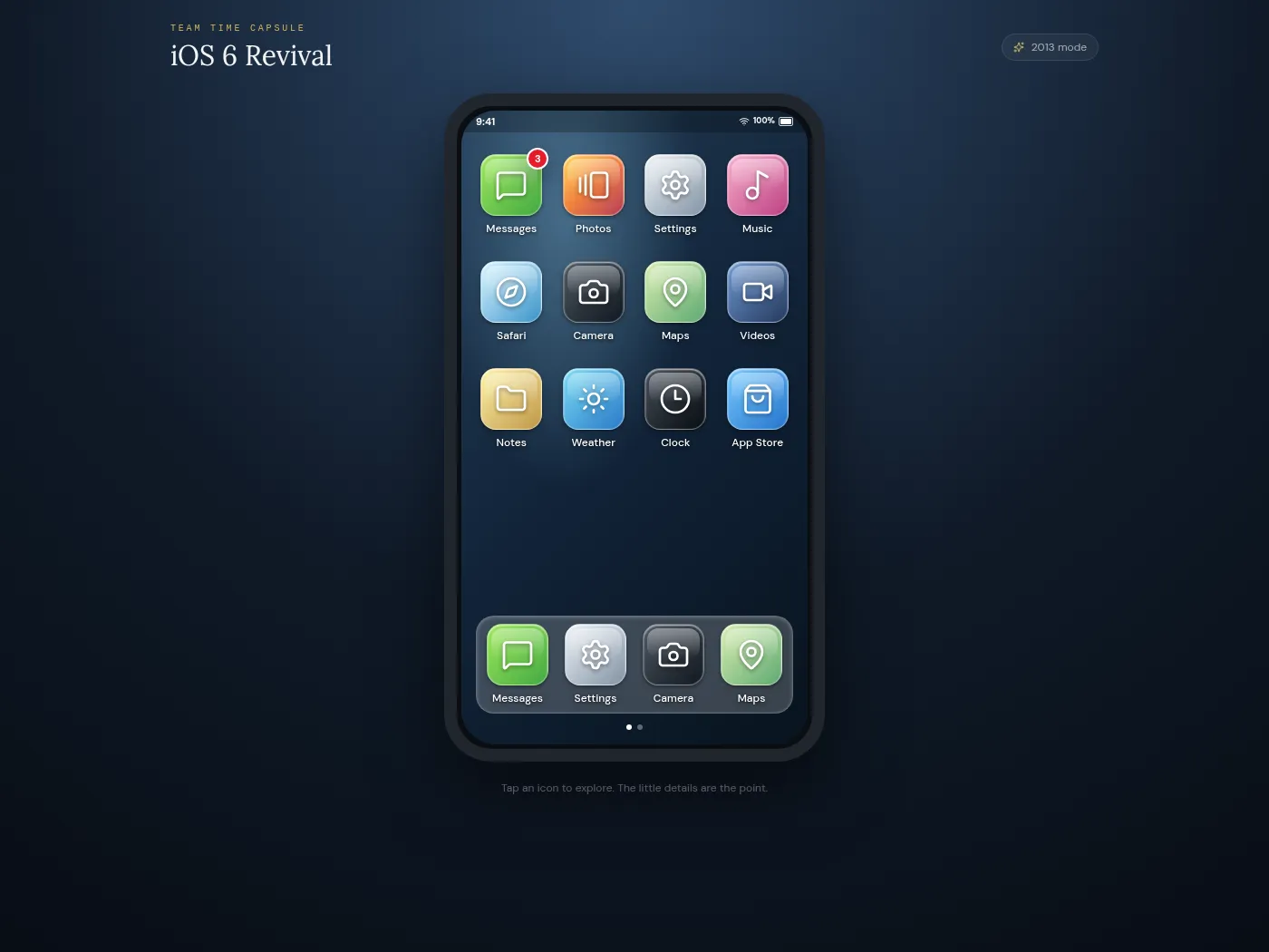 iOS 6 Revival Web