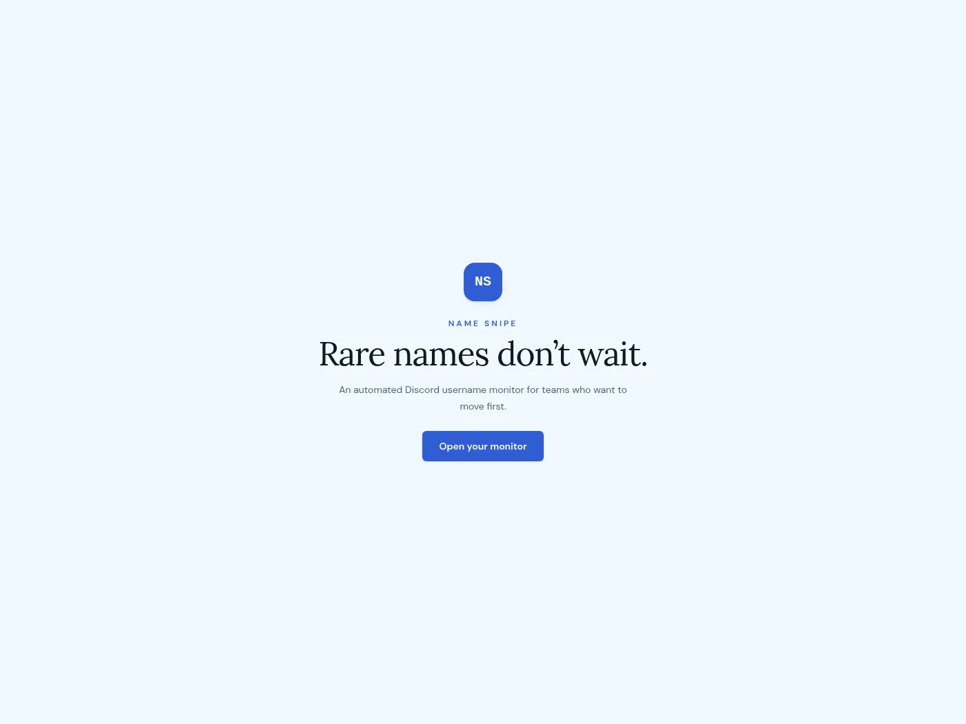 Discord Name Sniper