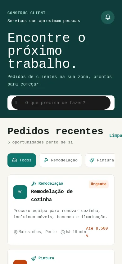 ConstrucClient Finder