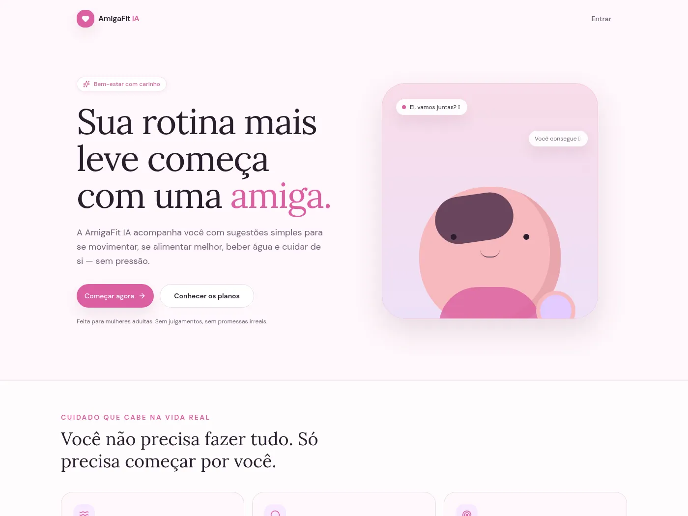 AmigaFit IA Wellness App
