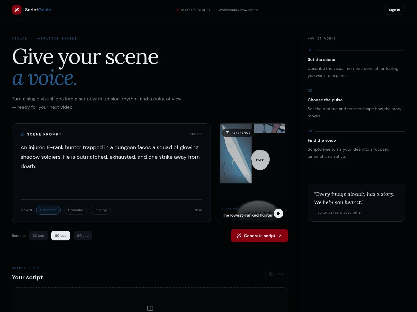 ScriptGenie