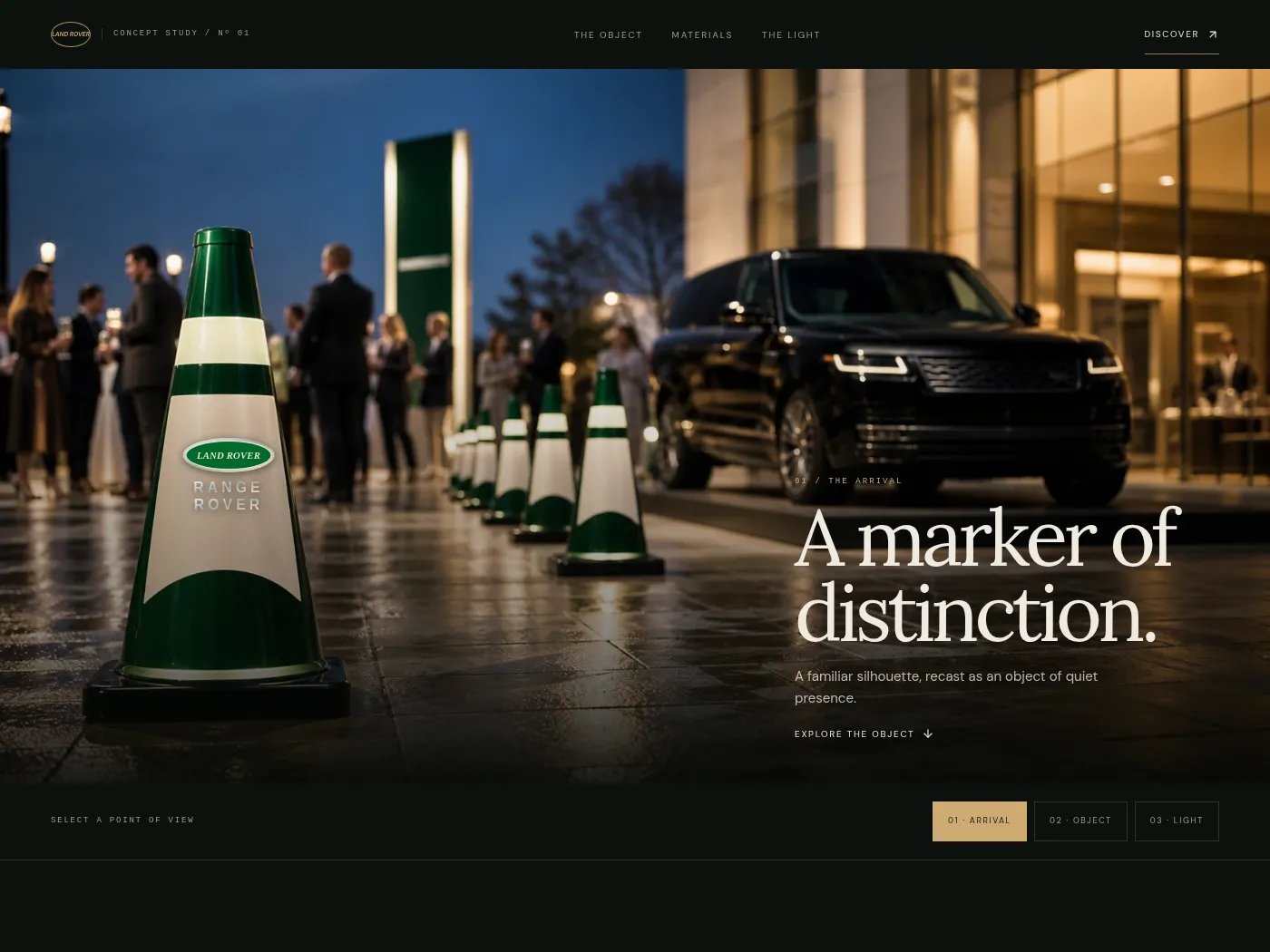 Land Rover Luxury Showpiece