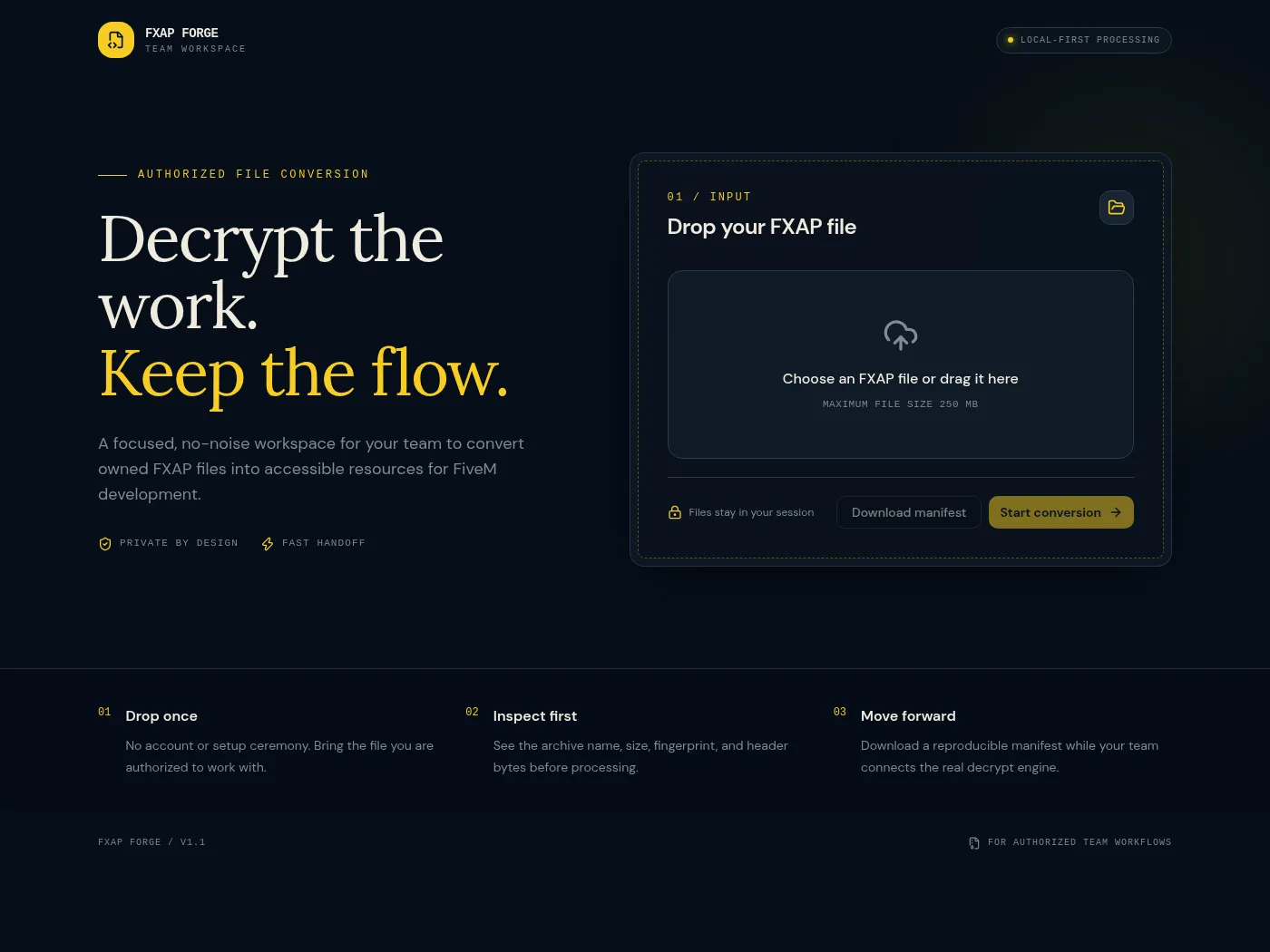 FXAP File Decryptor