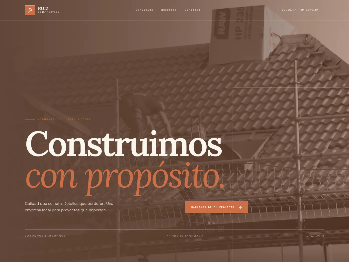 Ruiz Construction Website