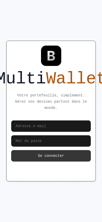 Multi-Currency Wallet App