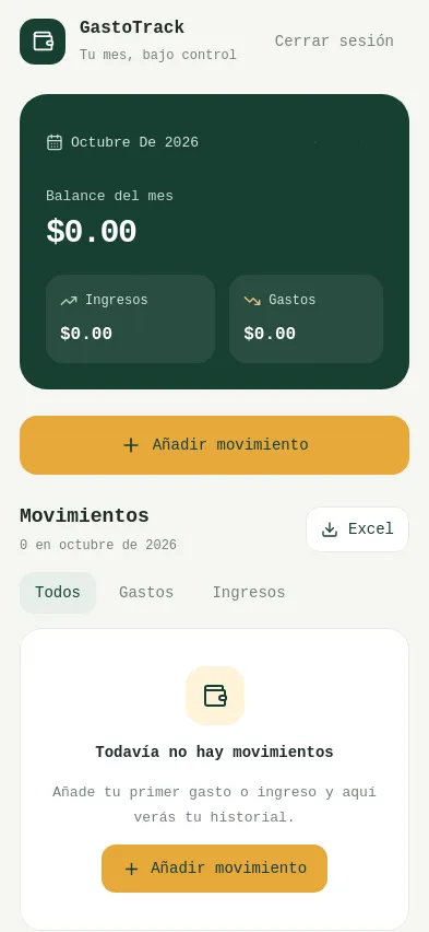 GastoTrack Mobile
