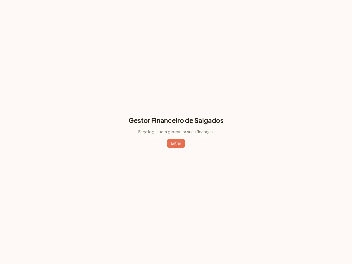 Salgados Finance Manager