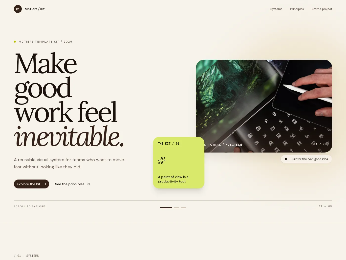 McTiers Template Kit