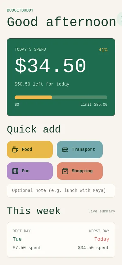 BudgetBuddy