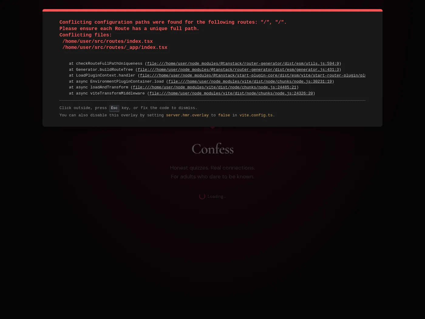 Confess Social Connection App