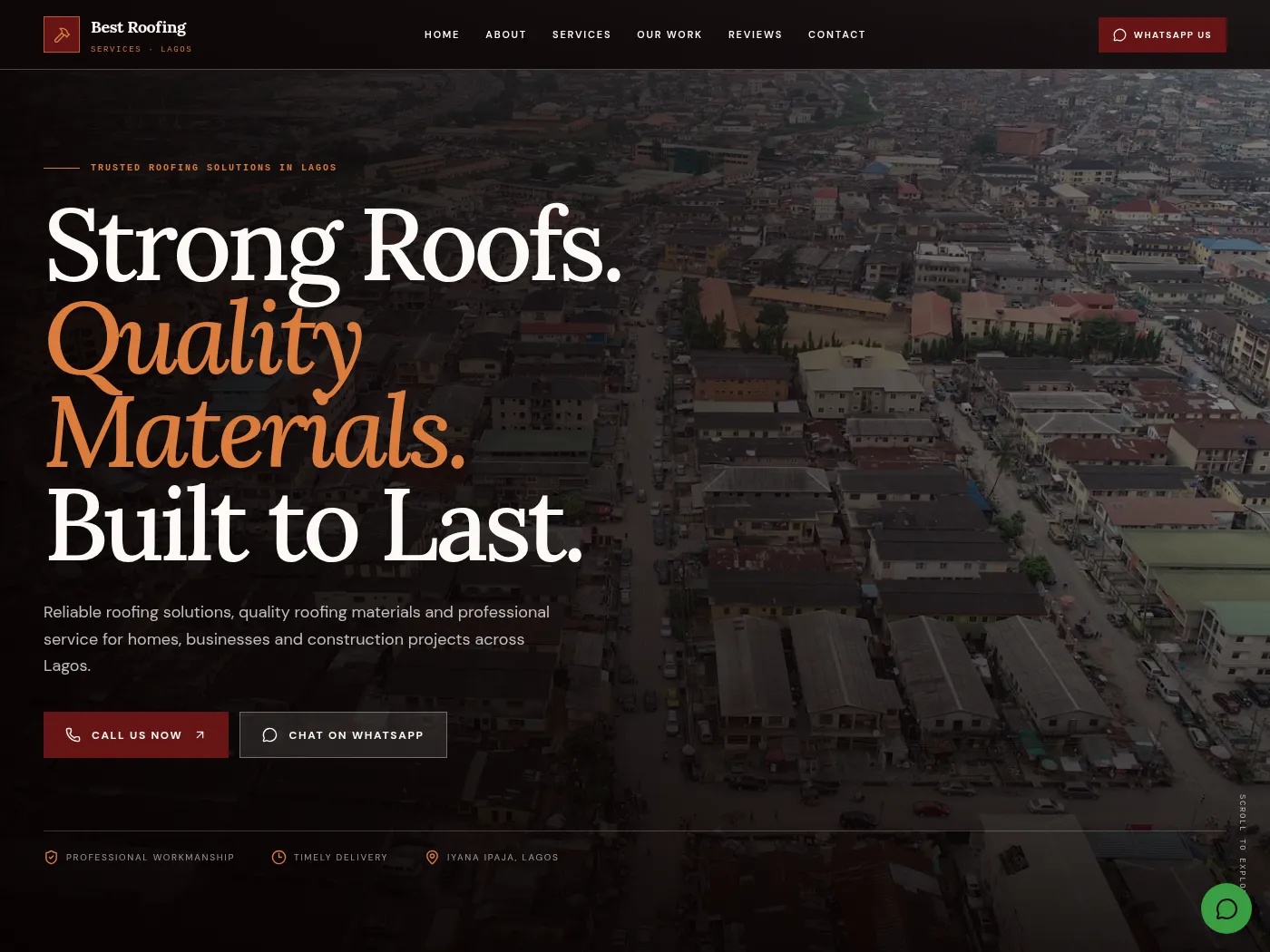 Best Roofing Pro Website