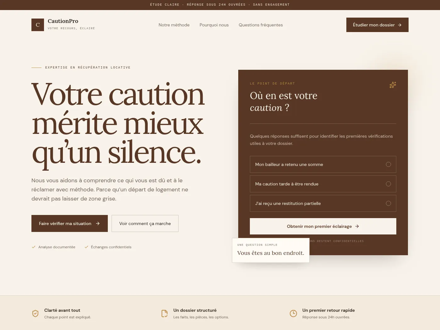 CautionPro Web Présence