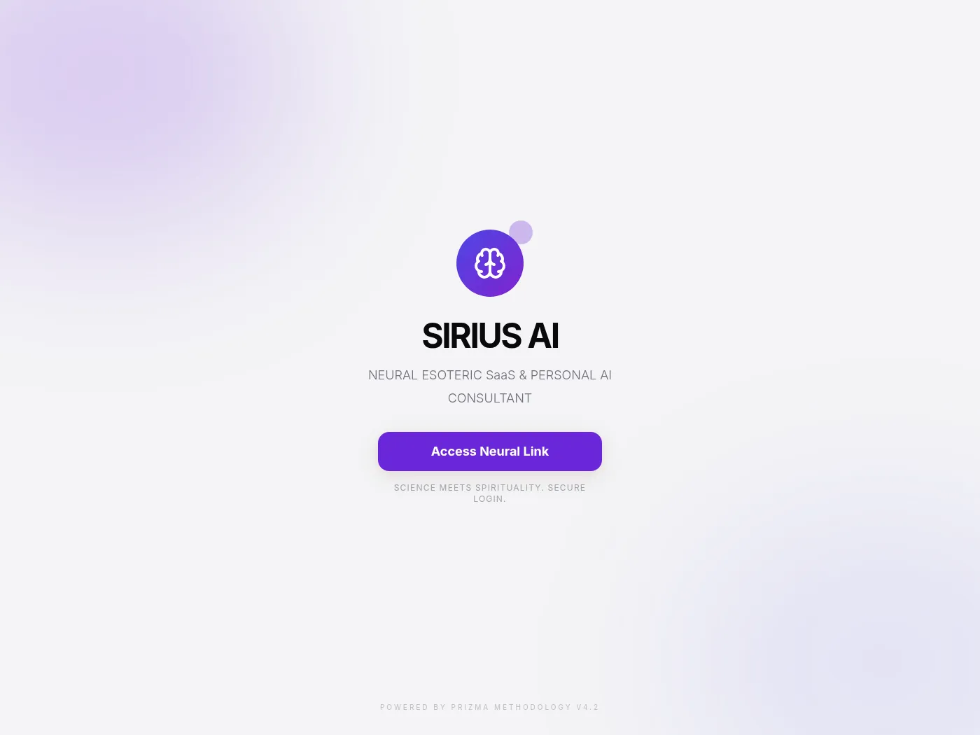 SIRIUS AI Esoteric SaaS