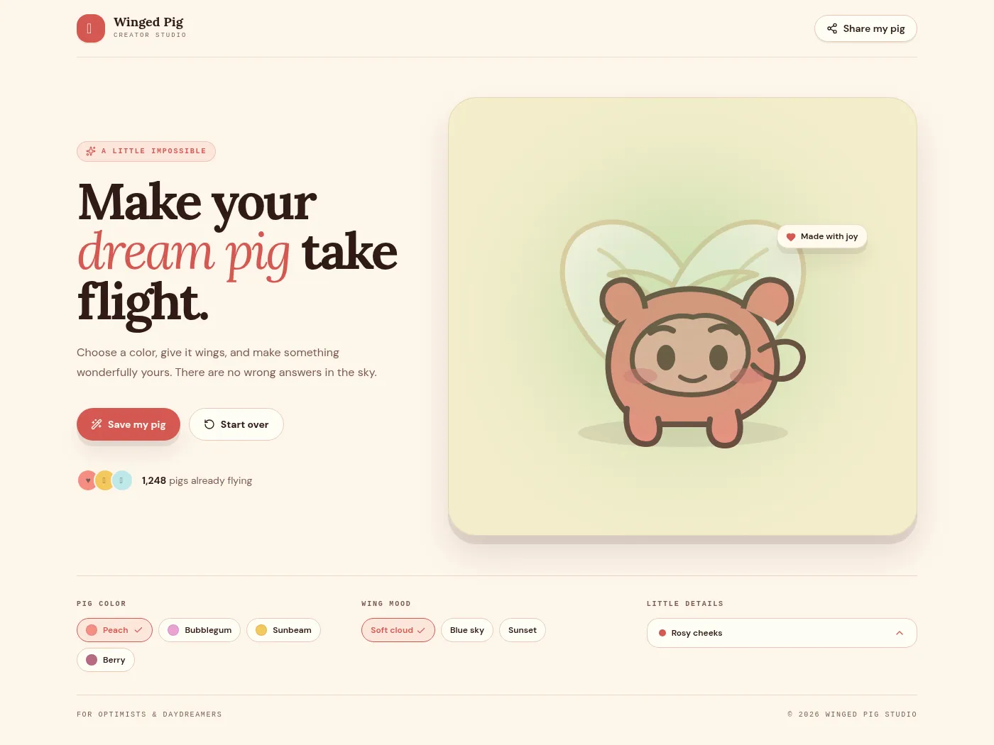 Winged Pig Creator