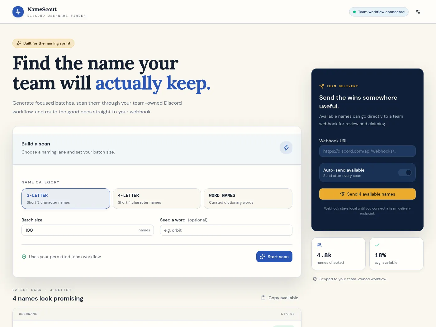 Discord Username Finder