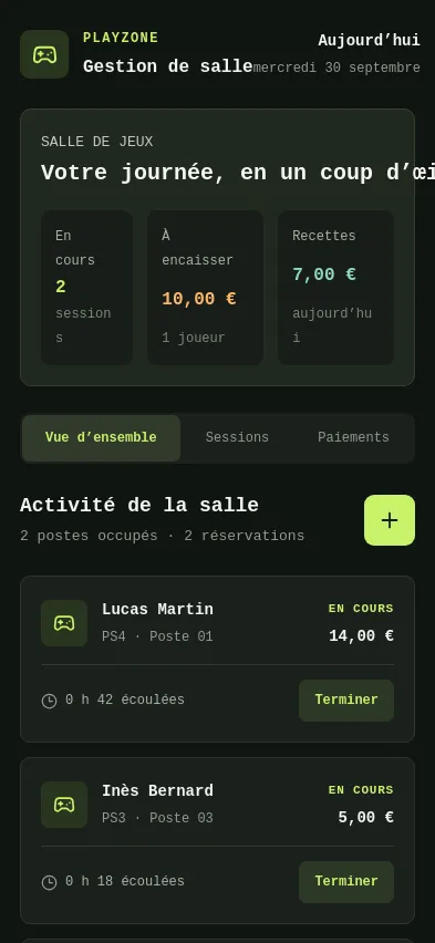 PlayZone Manager