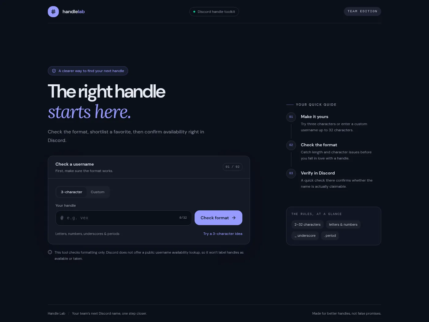 Discord Name Checker