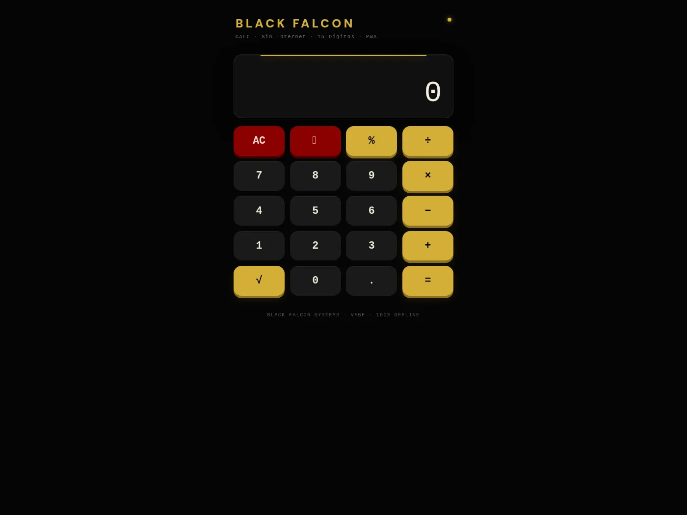 Black Falcon Calc