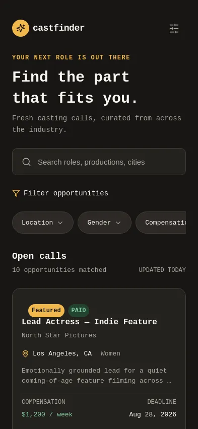 CastFinder App