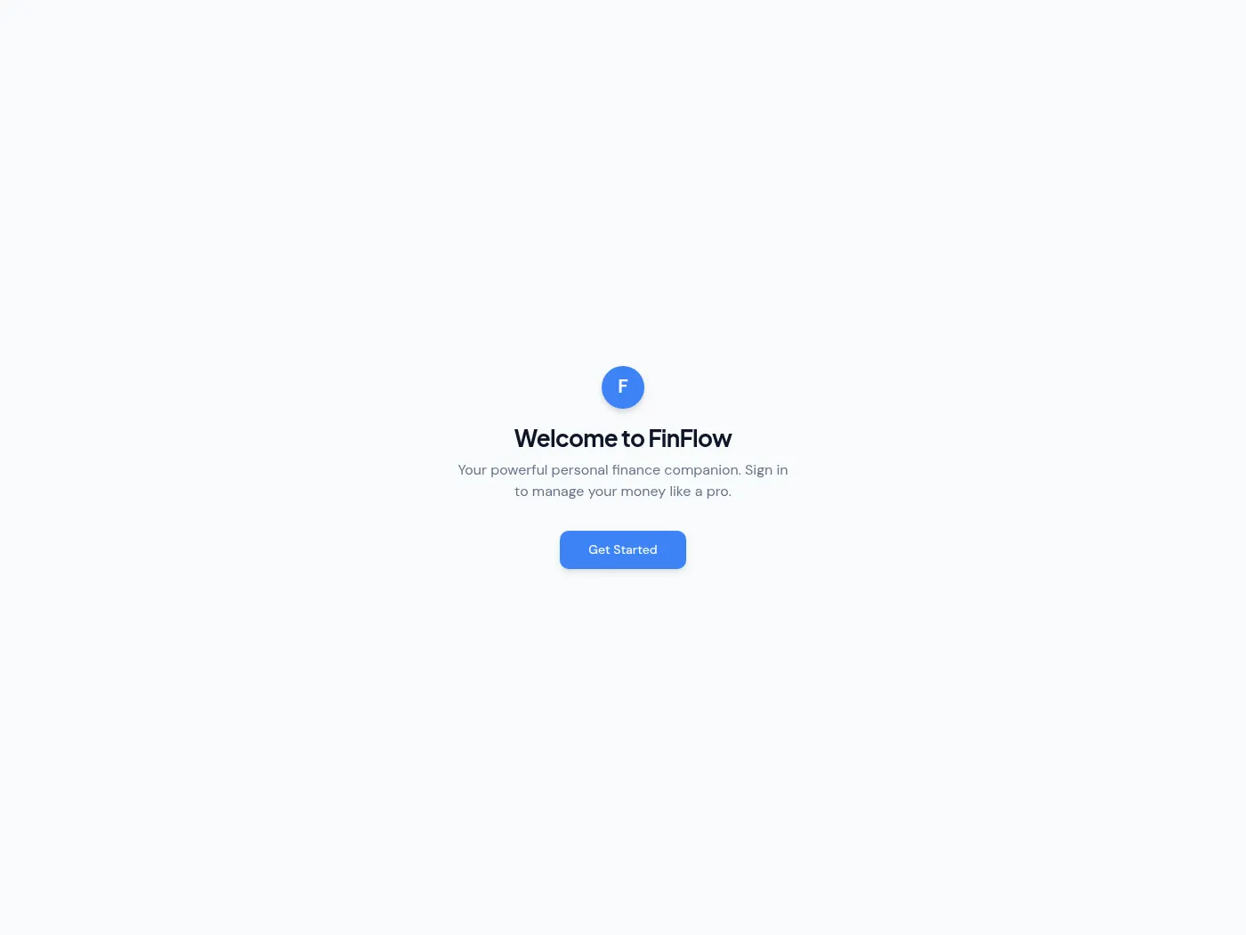 FinFlow Dashboard