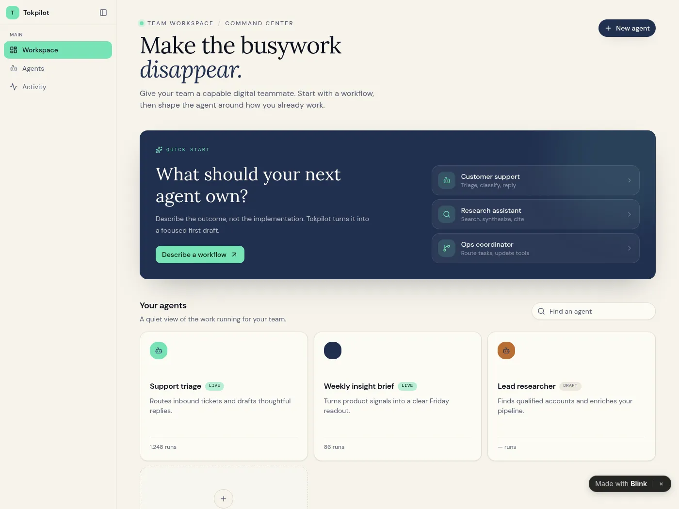 Tokpilot Agent Suite