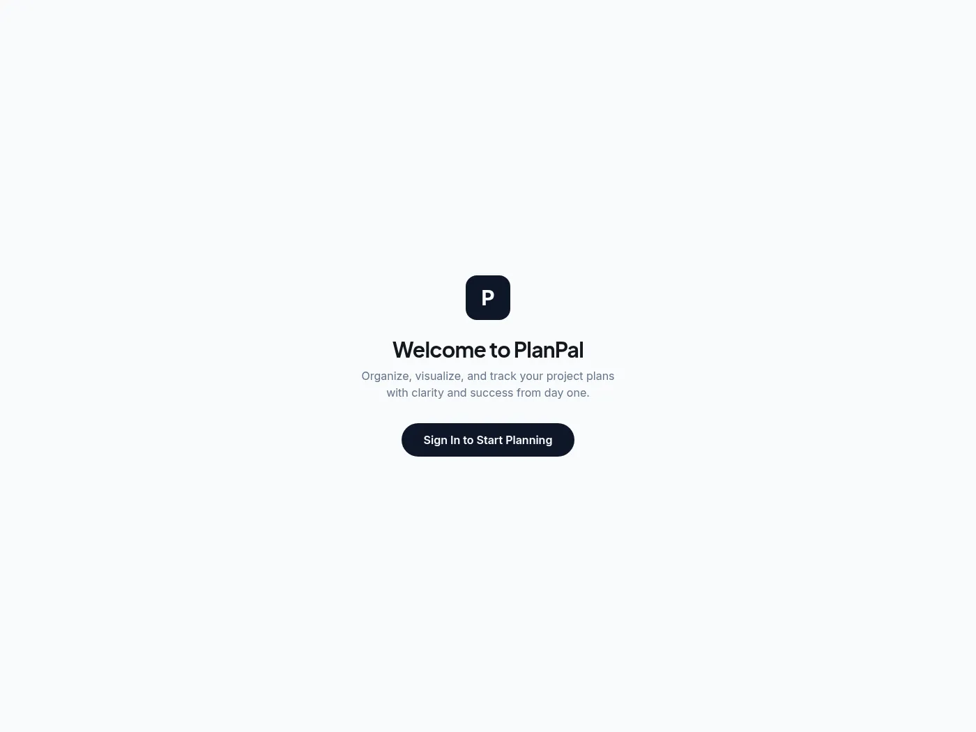 PlanPal Web App