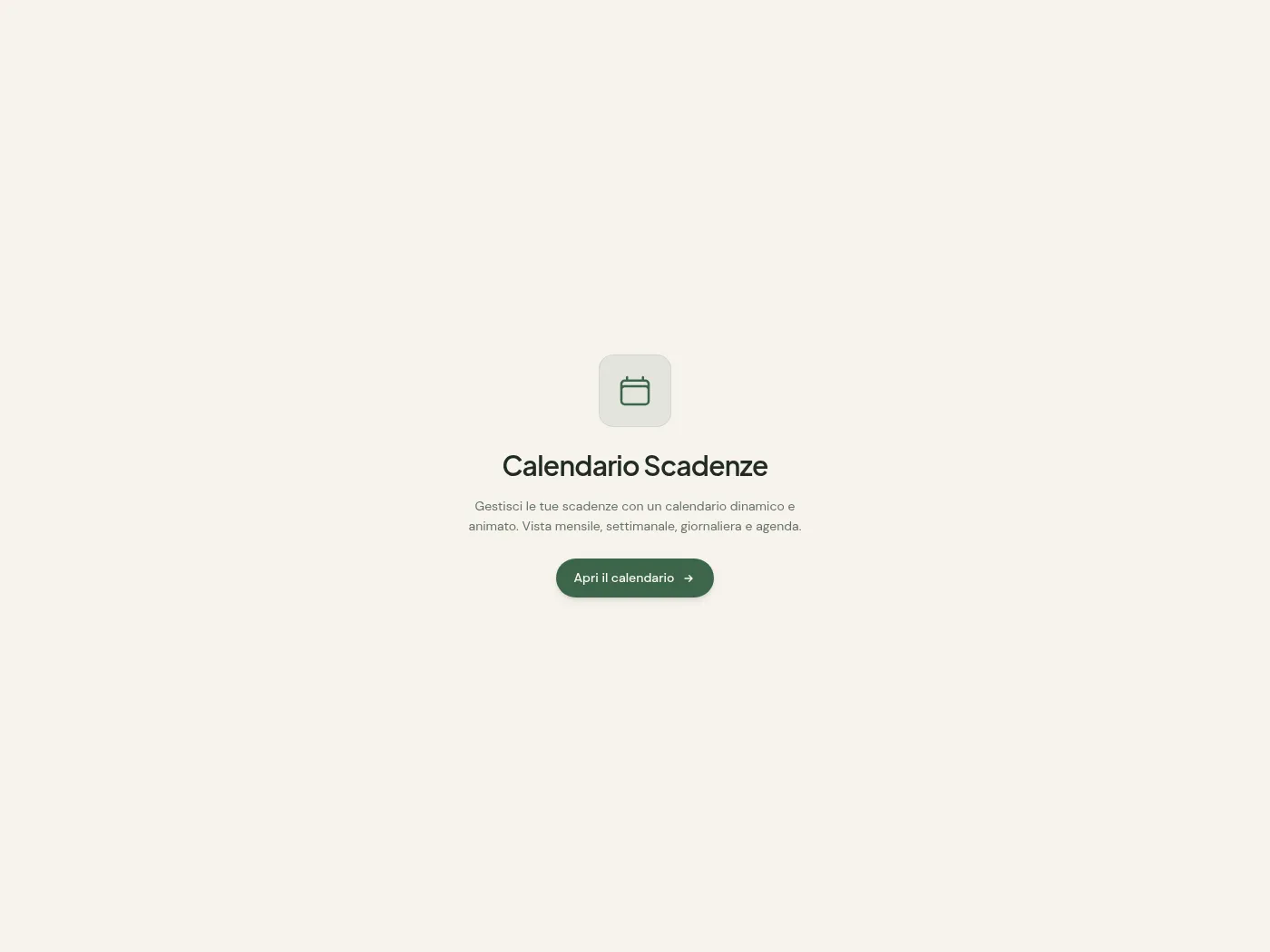 Elegant Glass Calendar