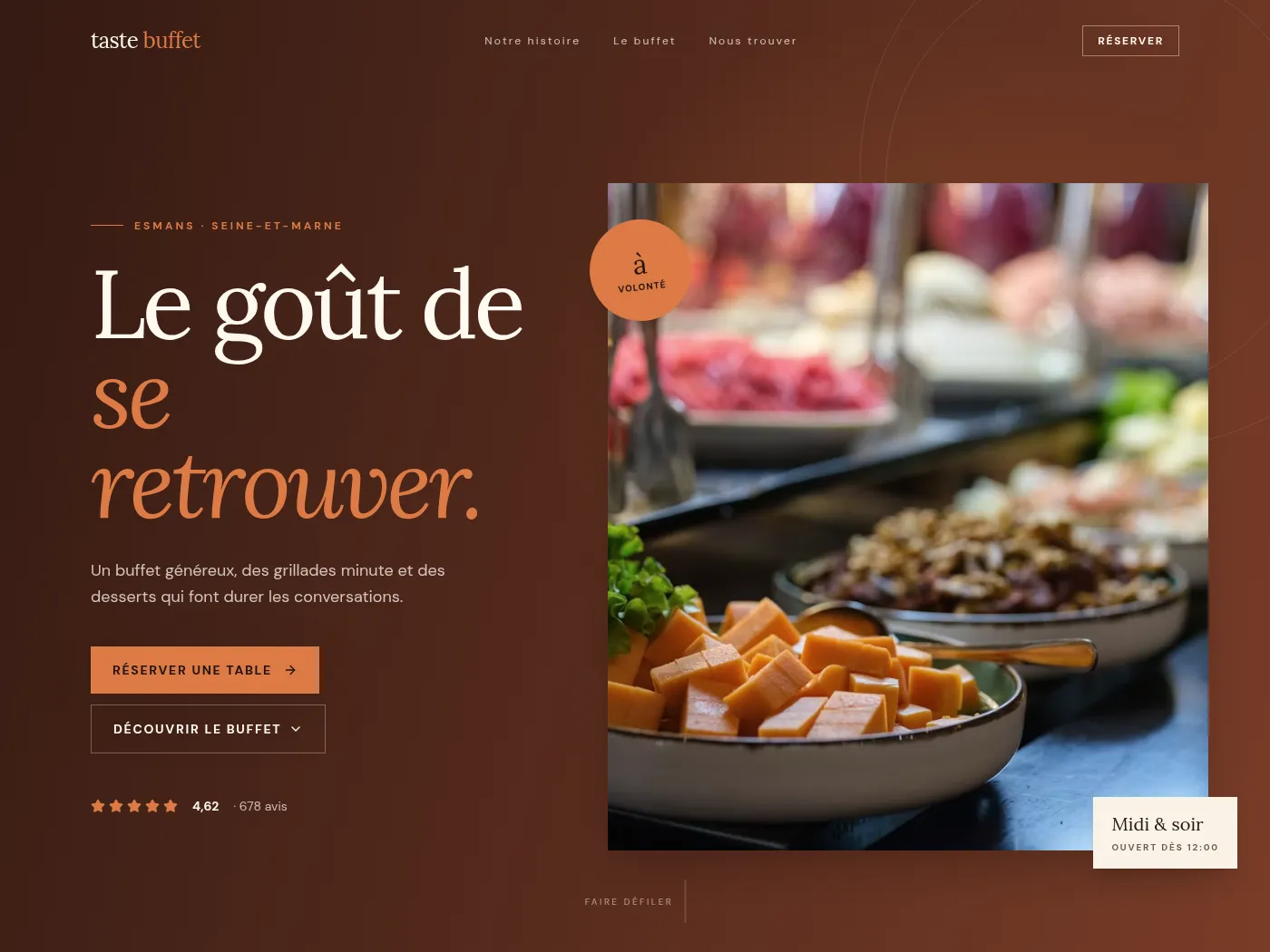Taste Buffet Web Presence