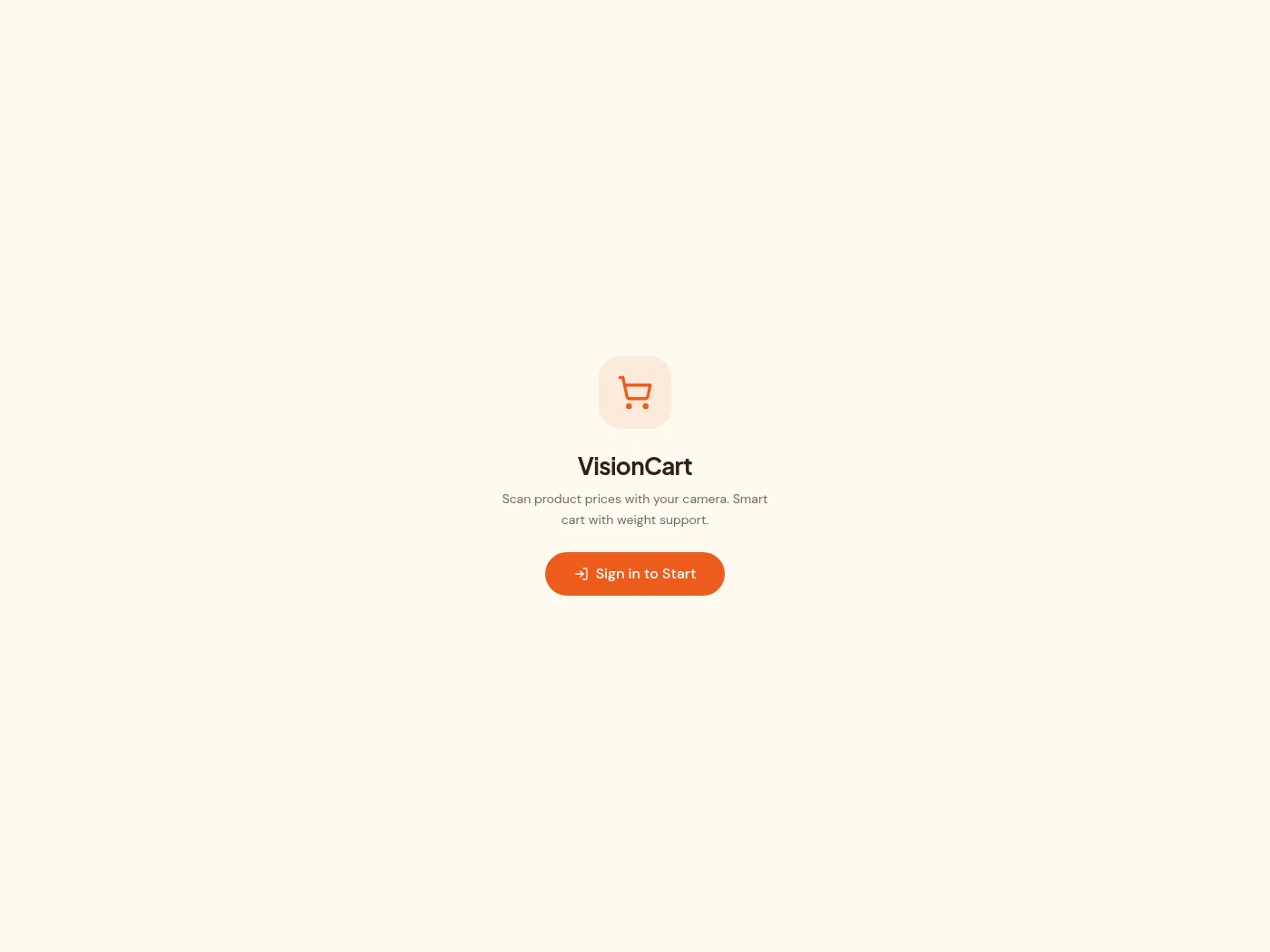 VisionCart Dashboard