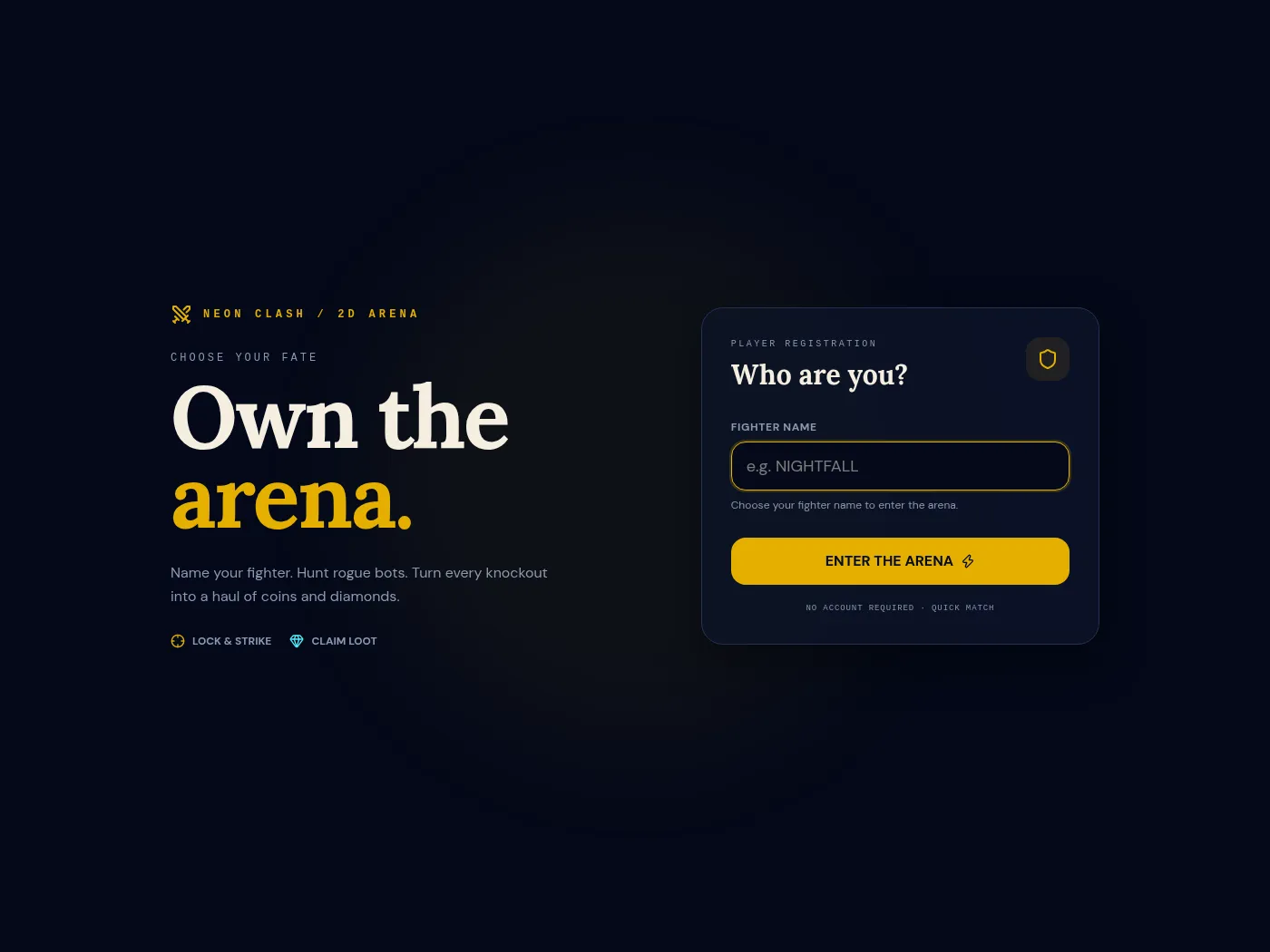 2D Battle Arena