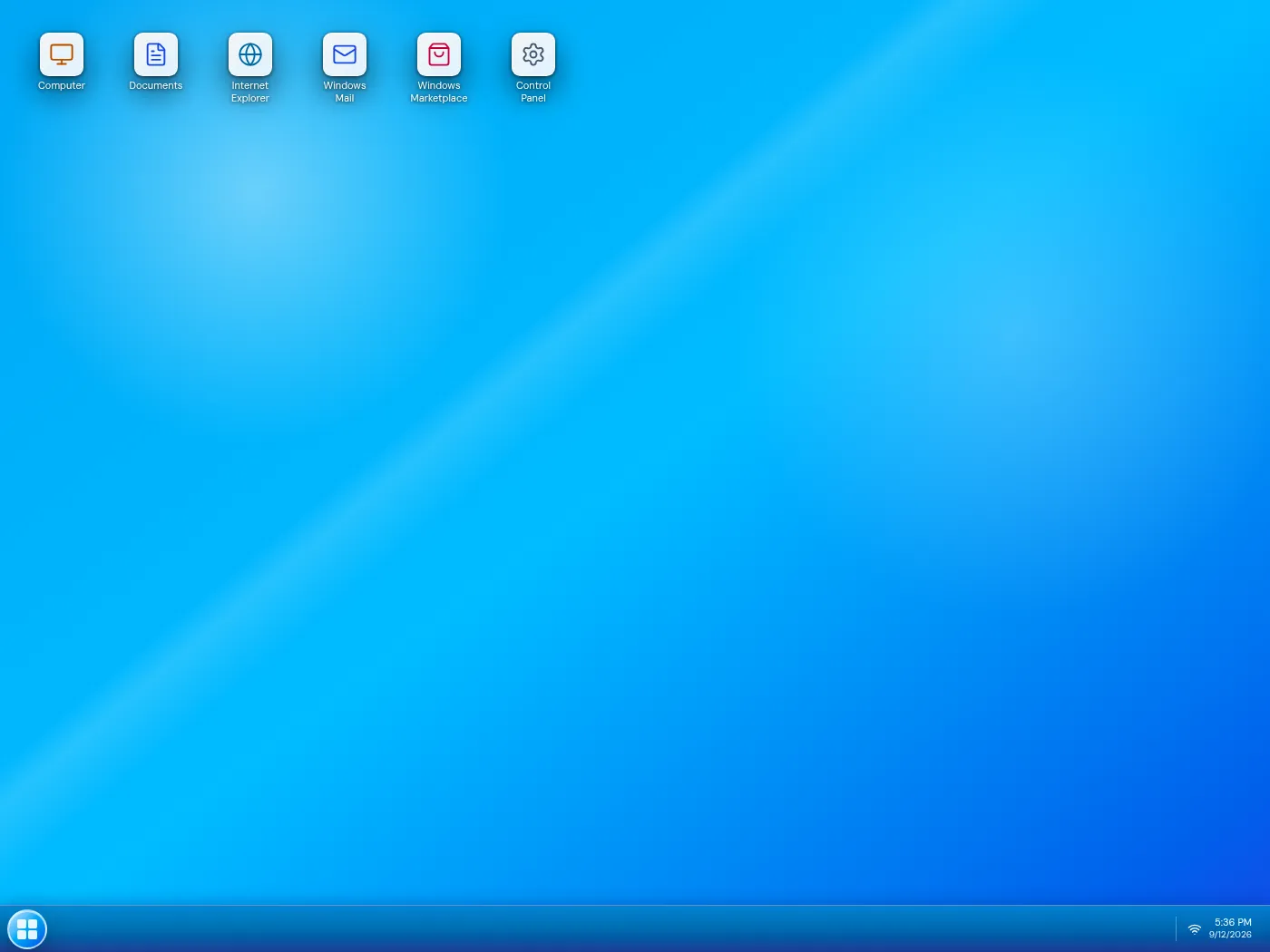 Windows 7 Web Simulator