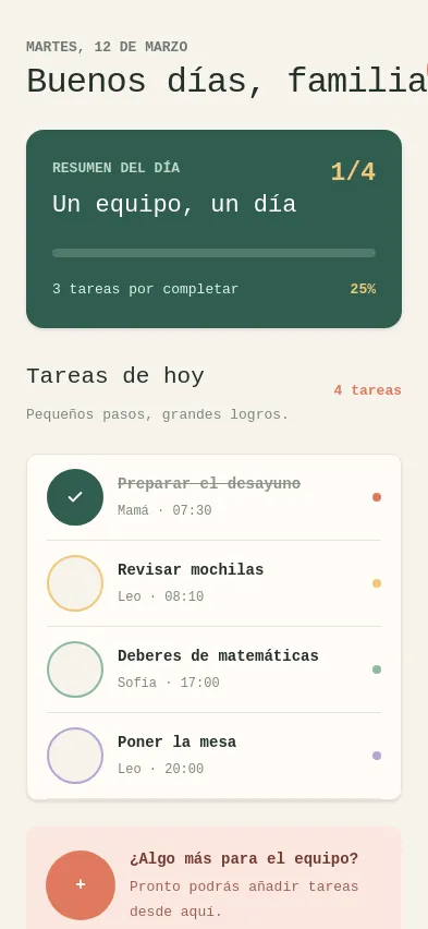 Familia en Equipo
