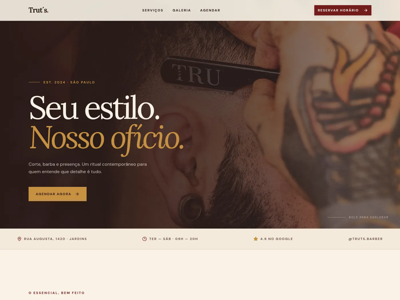 Trut's Barber Web