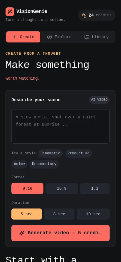 VisionGenie Mobile