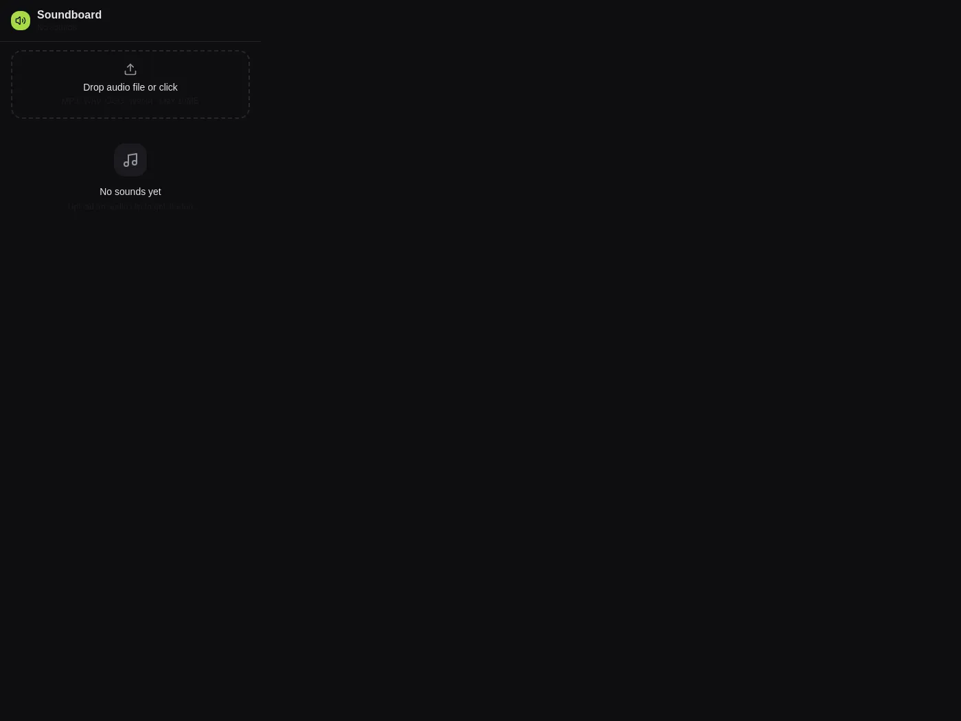 Hotkey Soundboard Extension