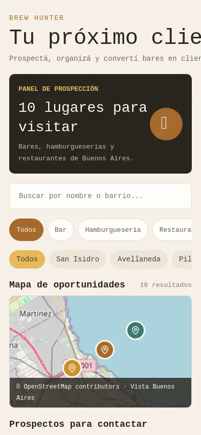 Brew Hunter App