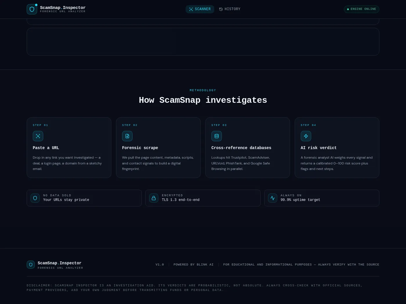 ScamSnap Inspector