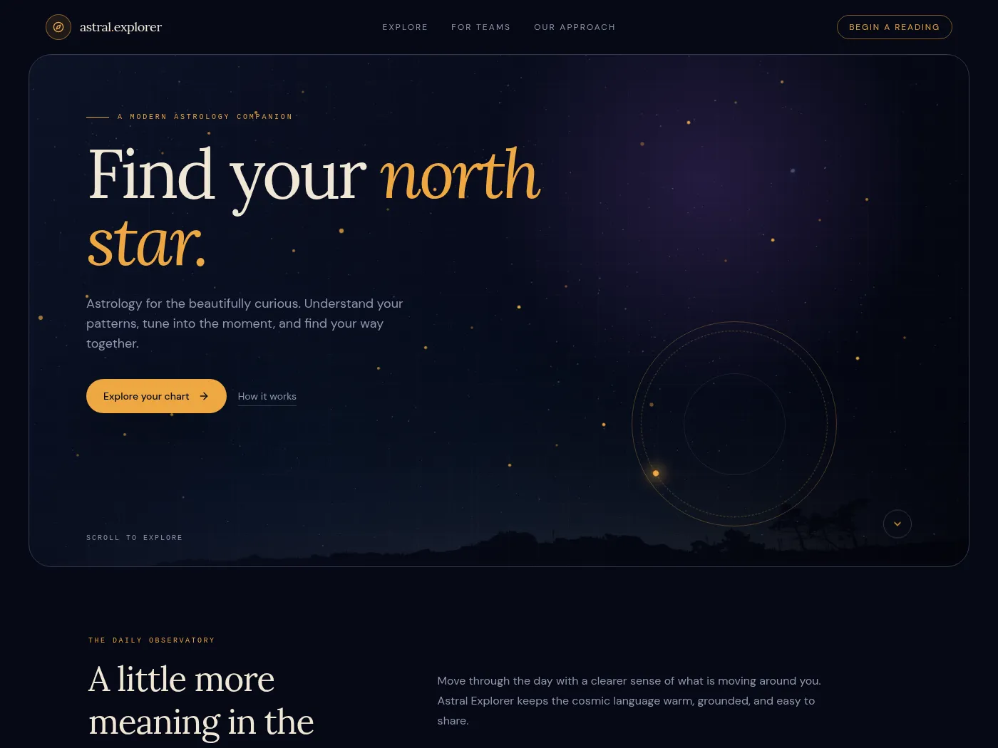 Astral Explorer Web App