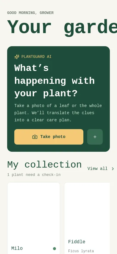 PlantGuard AI