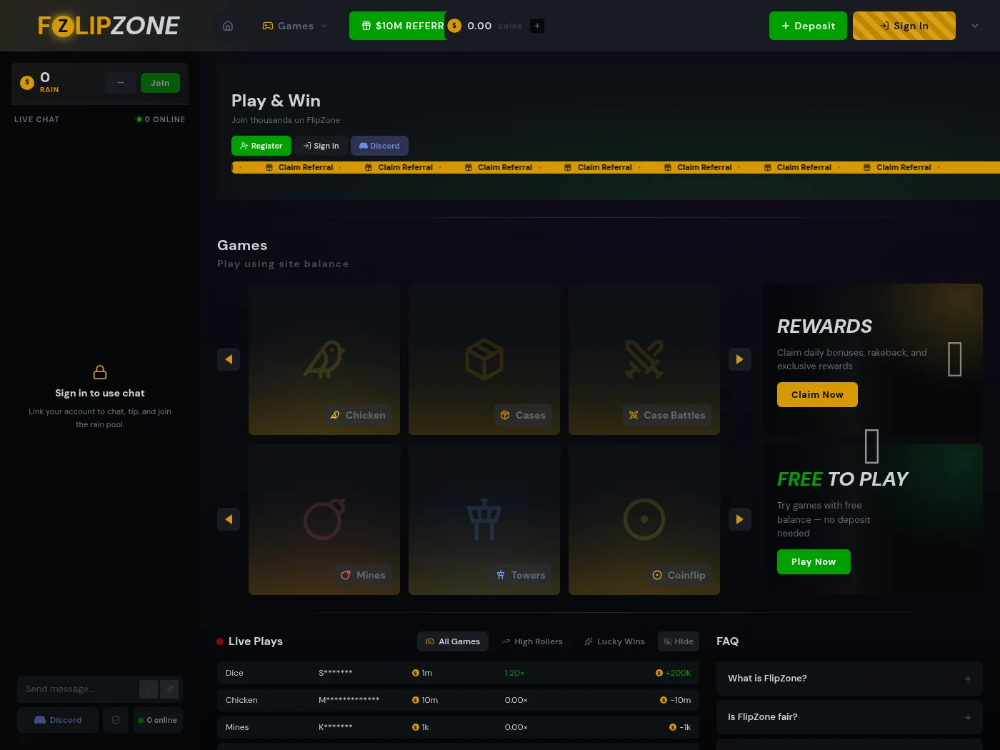 Flip Game Web App