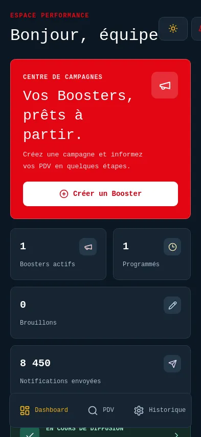 Booster PDV Mobile
