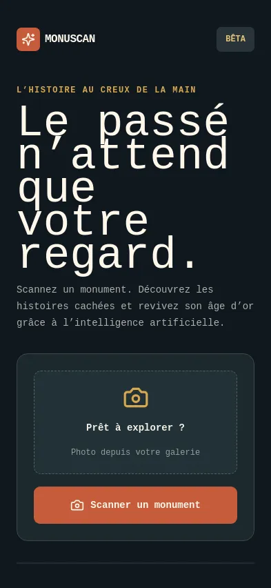 MonuScan Historique