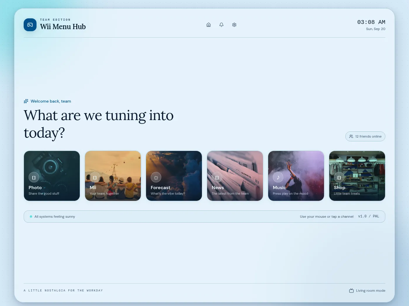 Wii Channel Web Hub