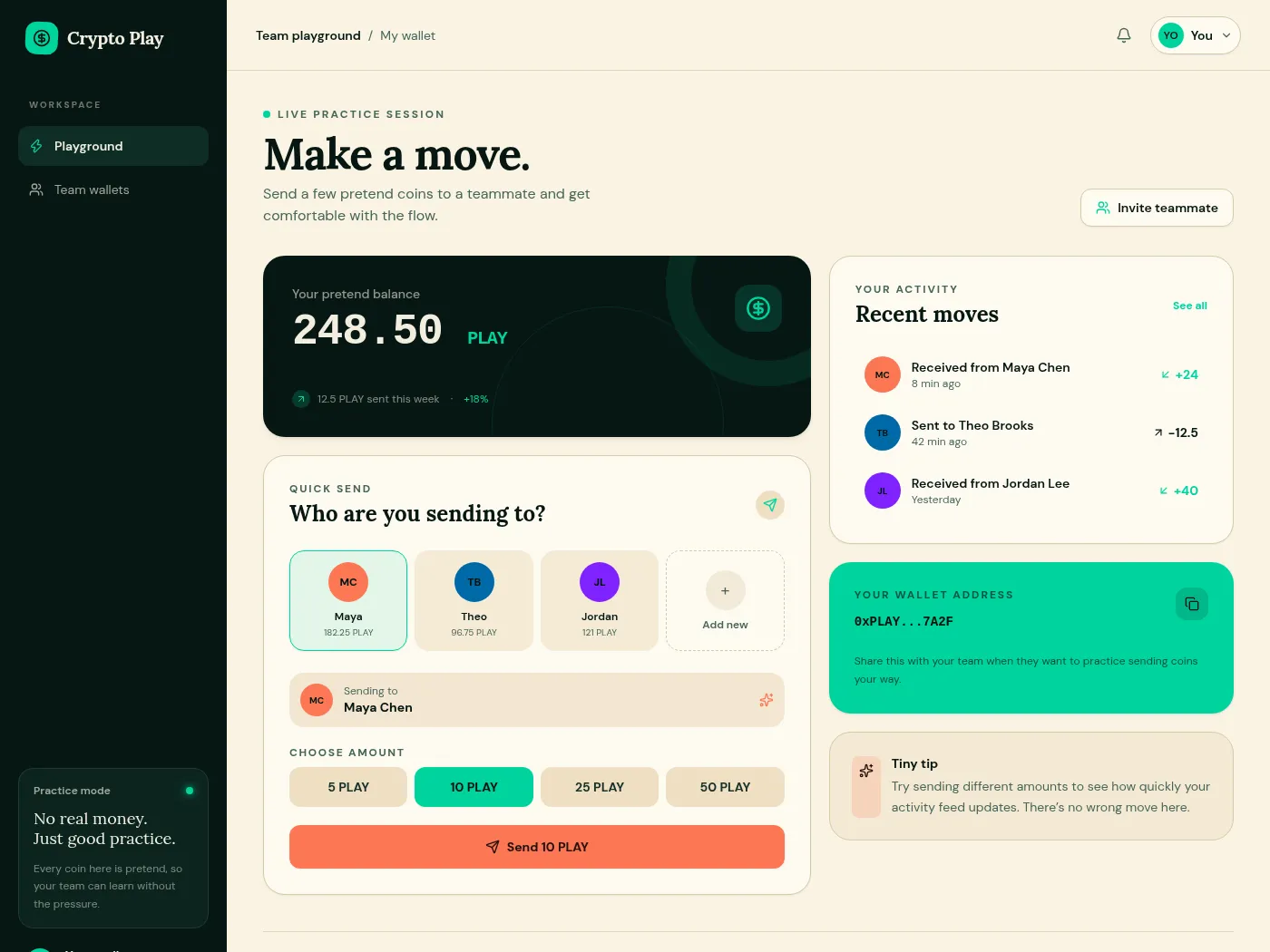 Crypto Play Wallet