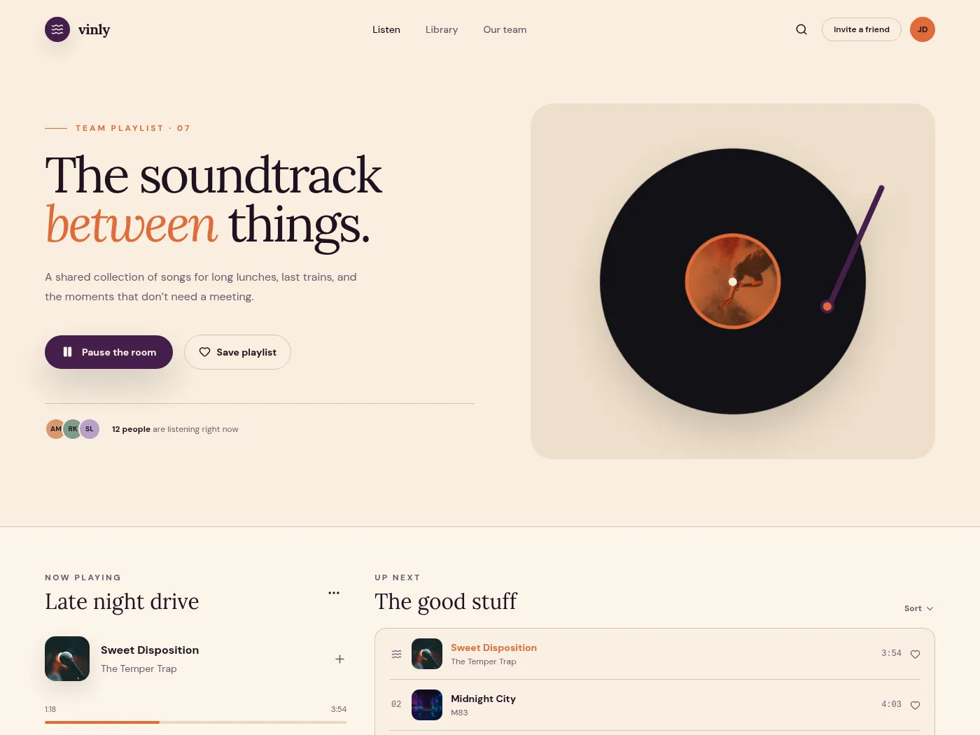 Vinyl Vibes Player