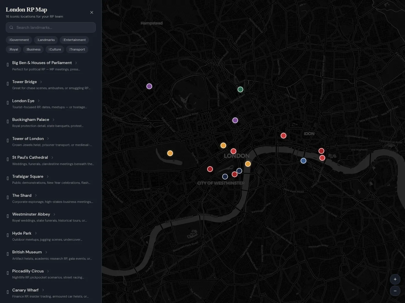 London RP Map Revamp
