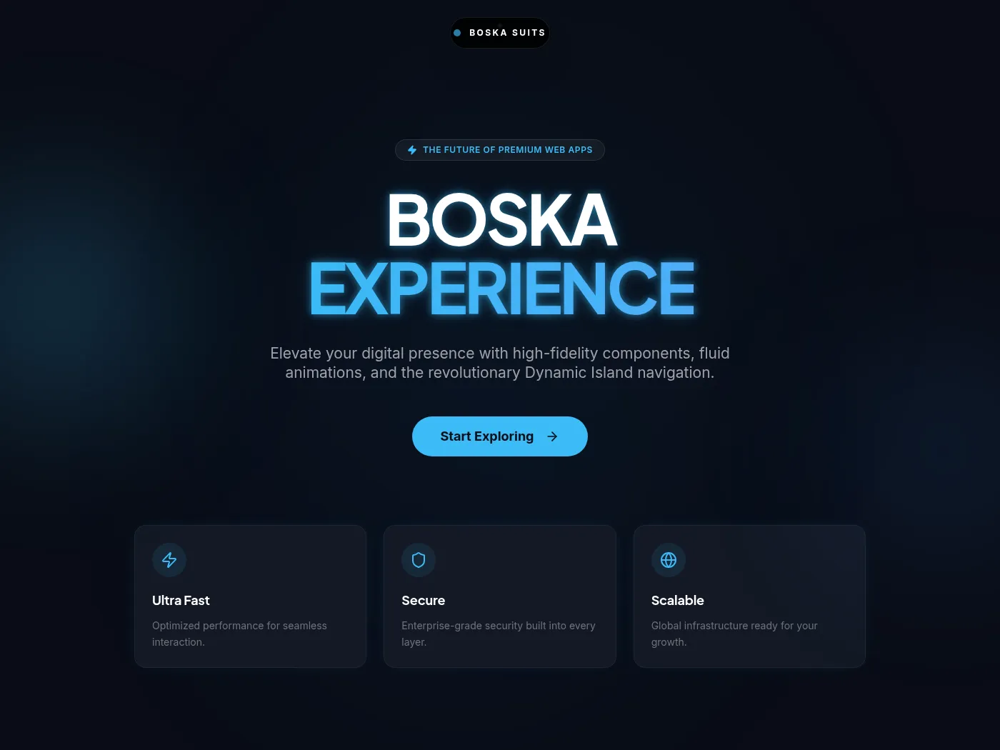 Boska Premium Web App