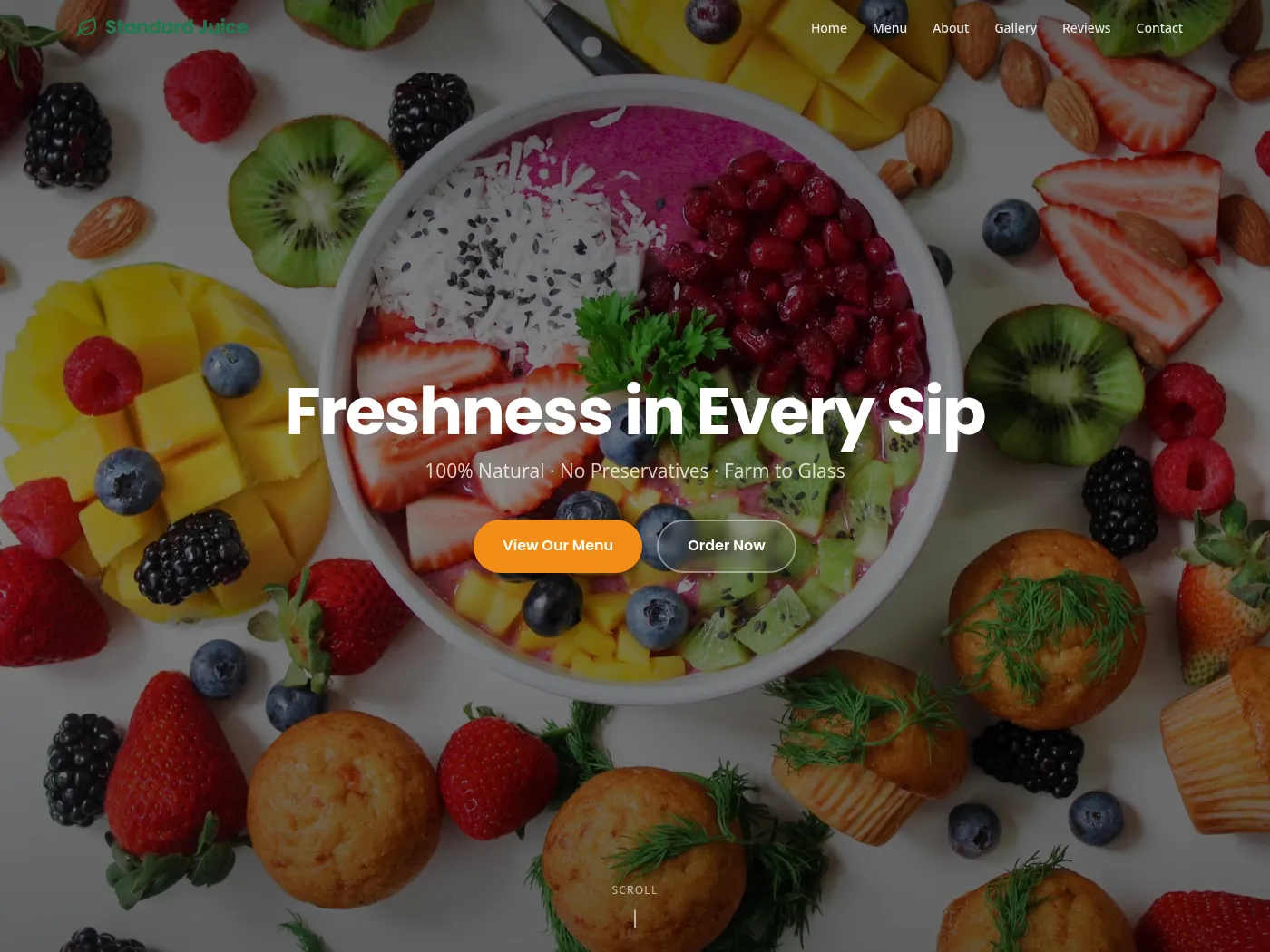 Standard Juice Cafe Web