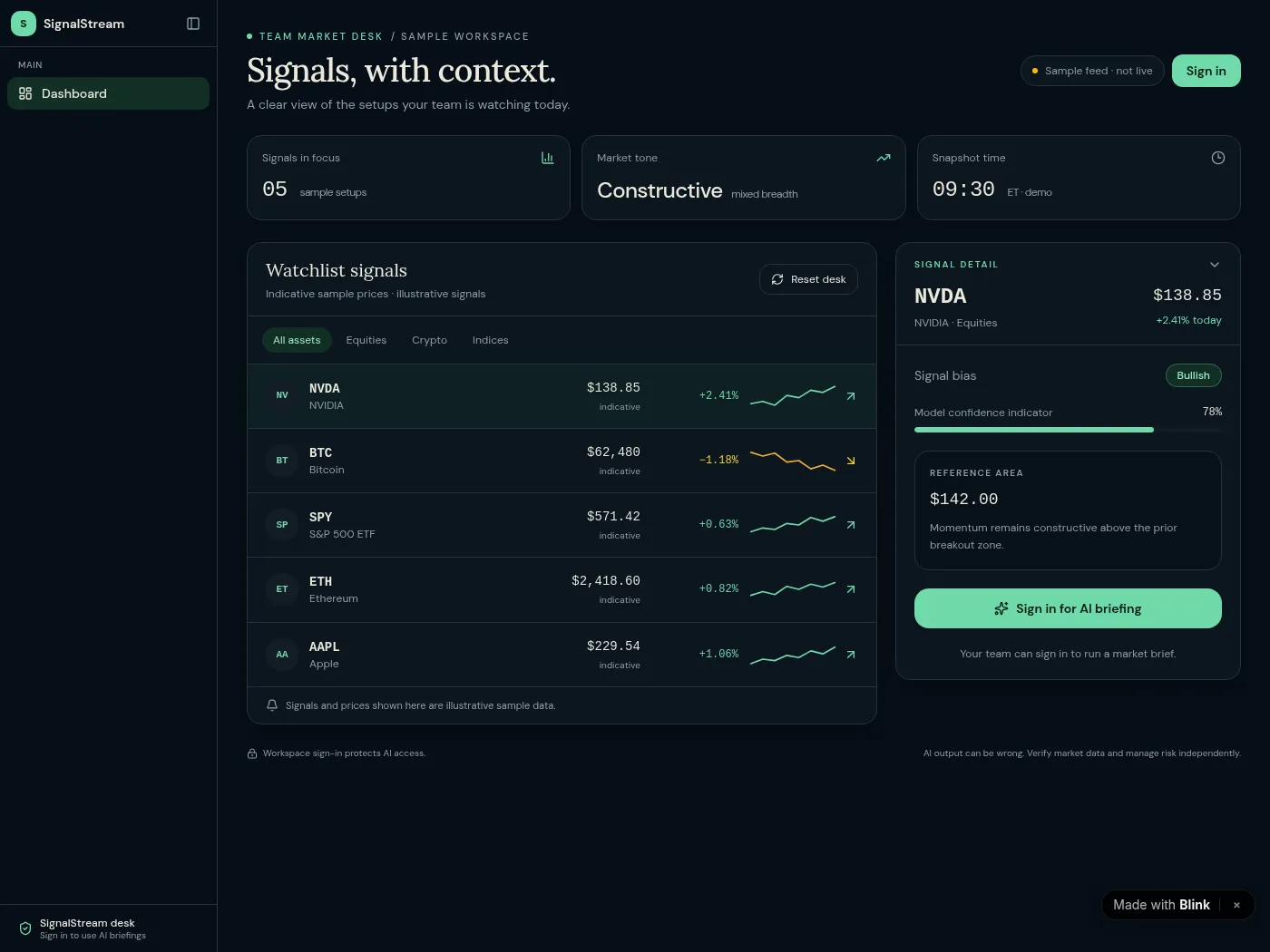 SignalStream AI